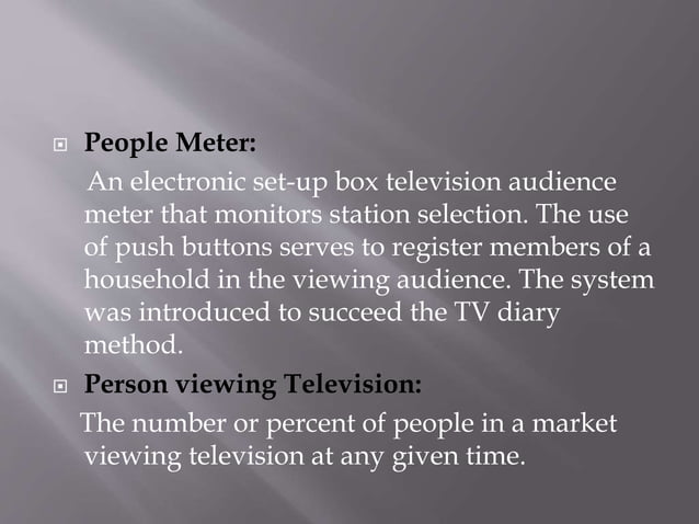 Organizational Structure of Television | PPTX