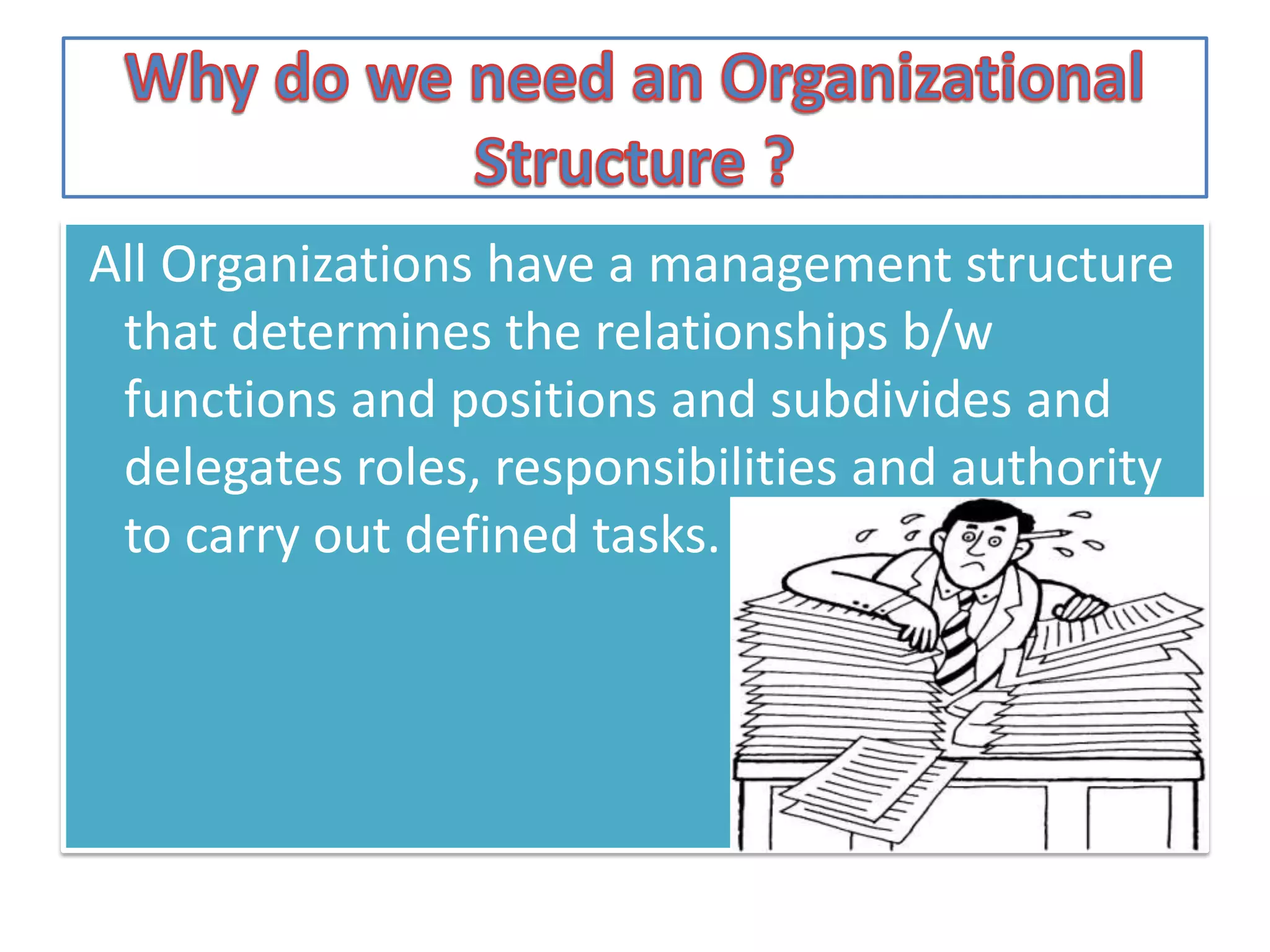Organizational structure ppt | PPTX