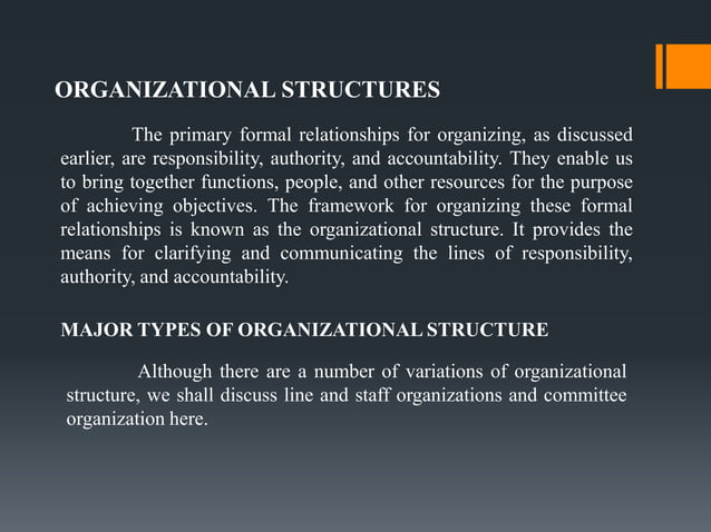 Organizational Structures: Concepts and Formats | PPT