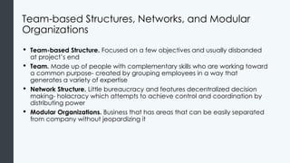 Organizational Structures and its affect on corporate climate | PPTX ...