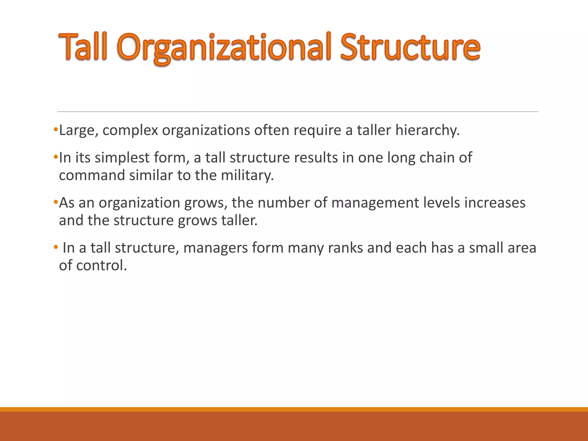 Organizational structures and departmentation | PPT