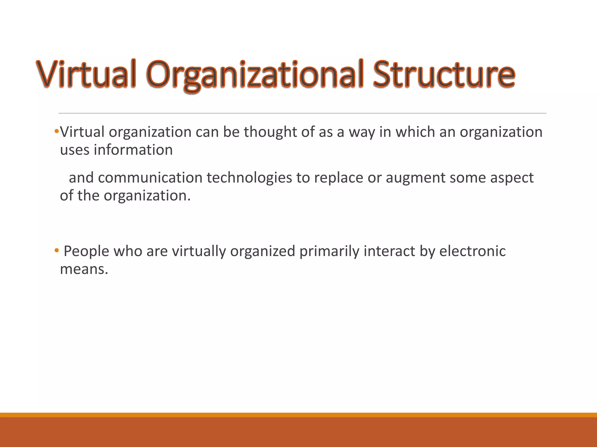 Organizational structures and departmentation | PPT