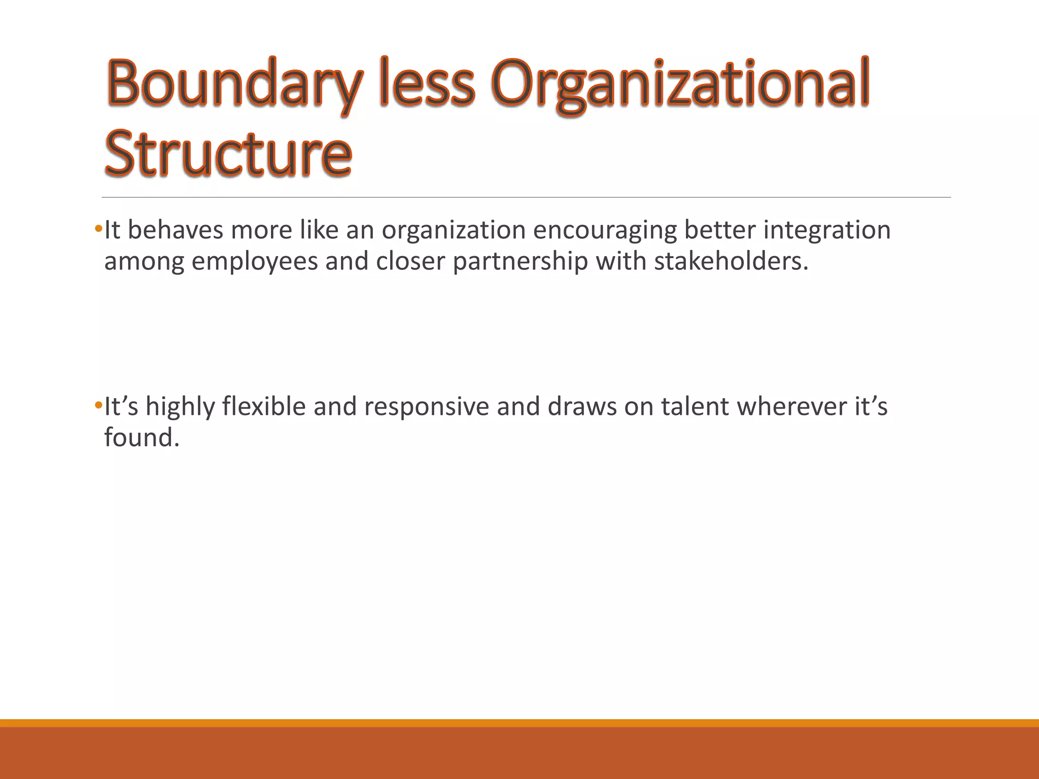 Organizational structures and departmentation | PPT