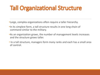 Organizational structures and departmentation | PPT