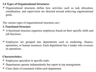 ORGANIZATIONAL THEORY CH 3& CH 4.pptx For BA in management students | PPTX