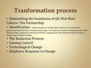 Organizational transformation walmart | PPTX
