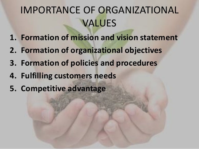 Organizational values and their impact on strategy