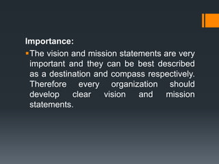 Organizational values, vision & mission | PPTX