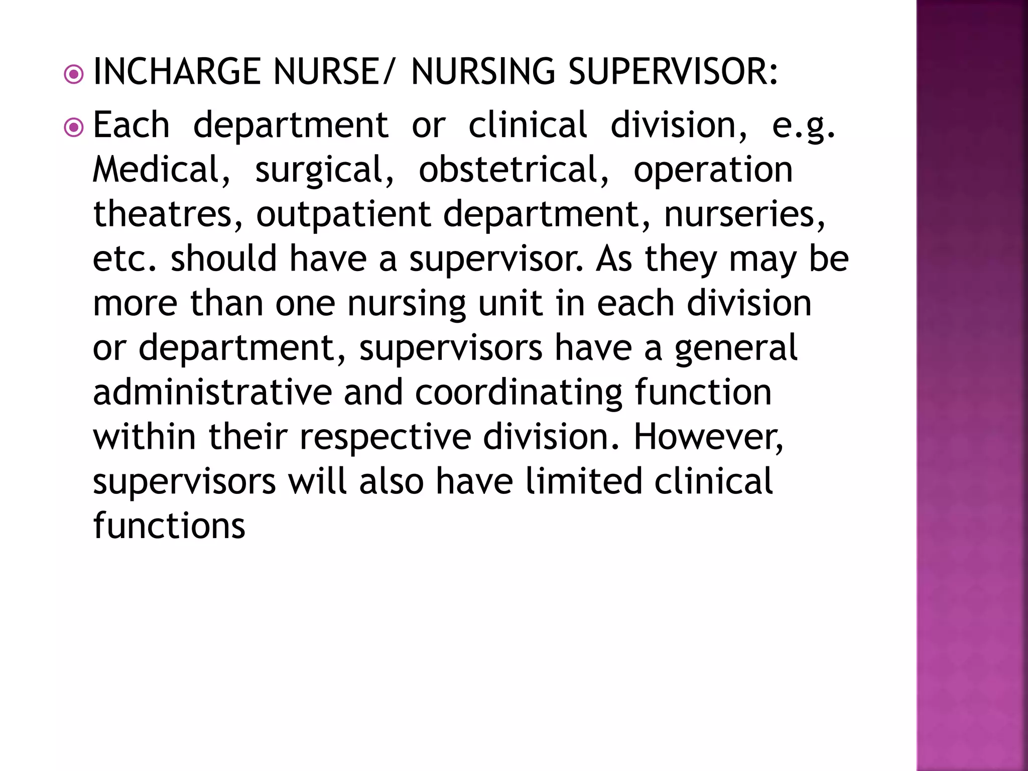 Organization and functions of nursing srvices and education | PPTX