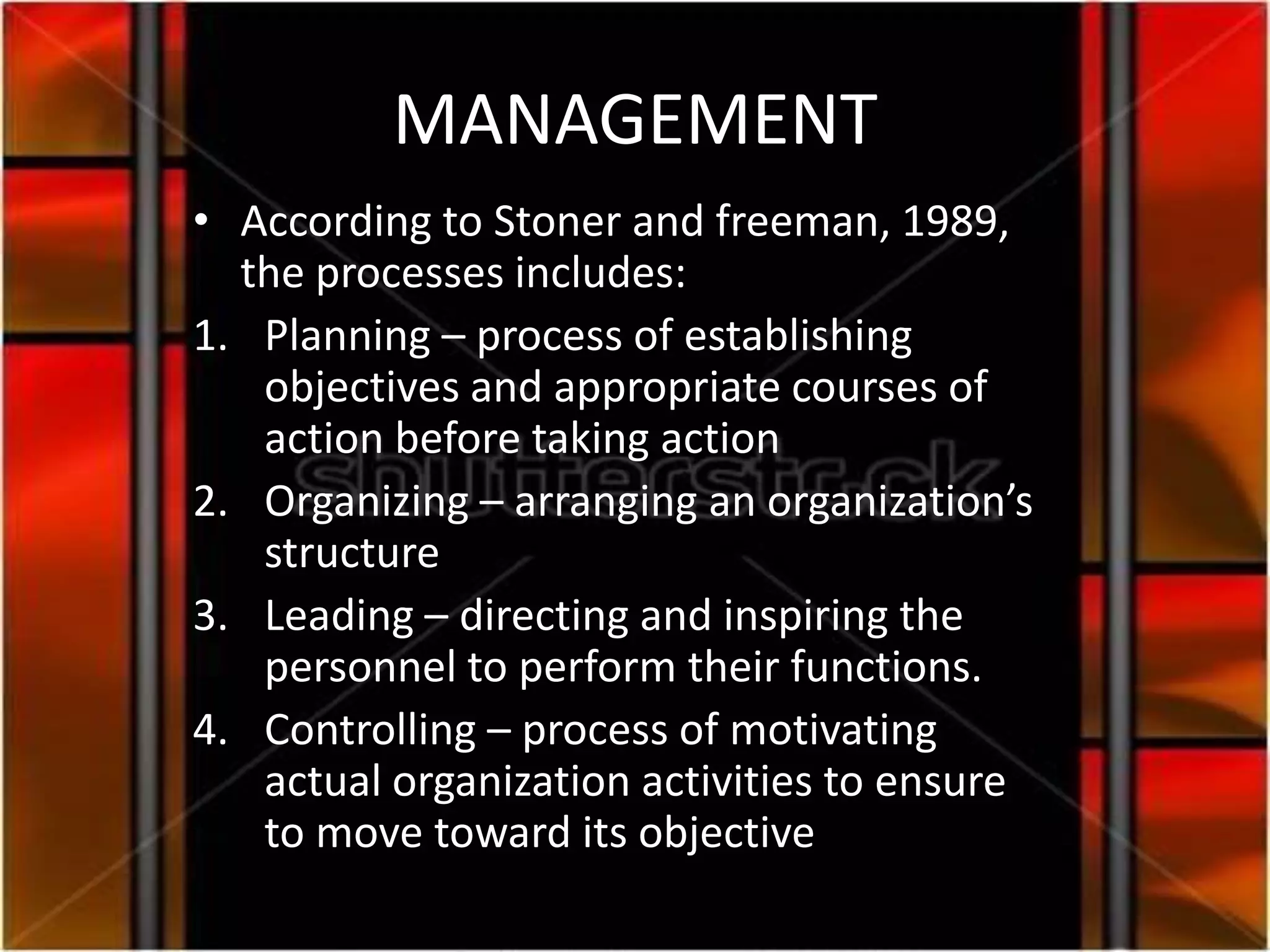 Organization and Management | PDF