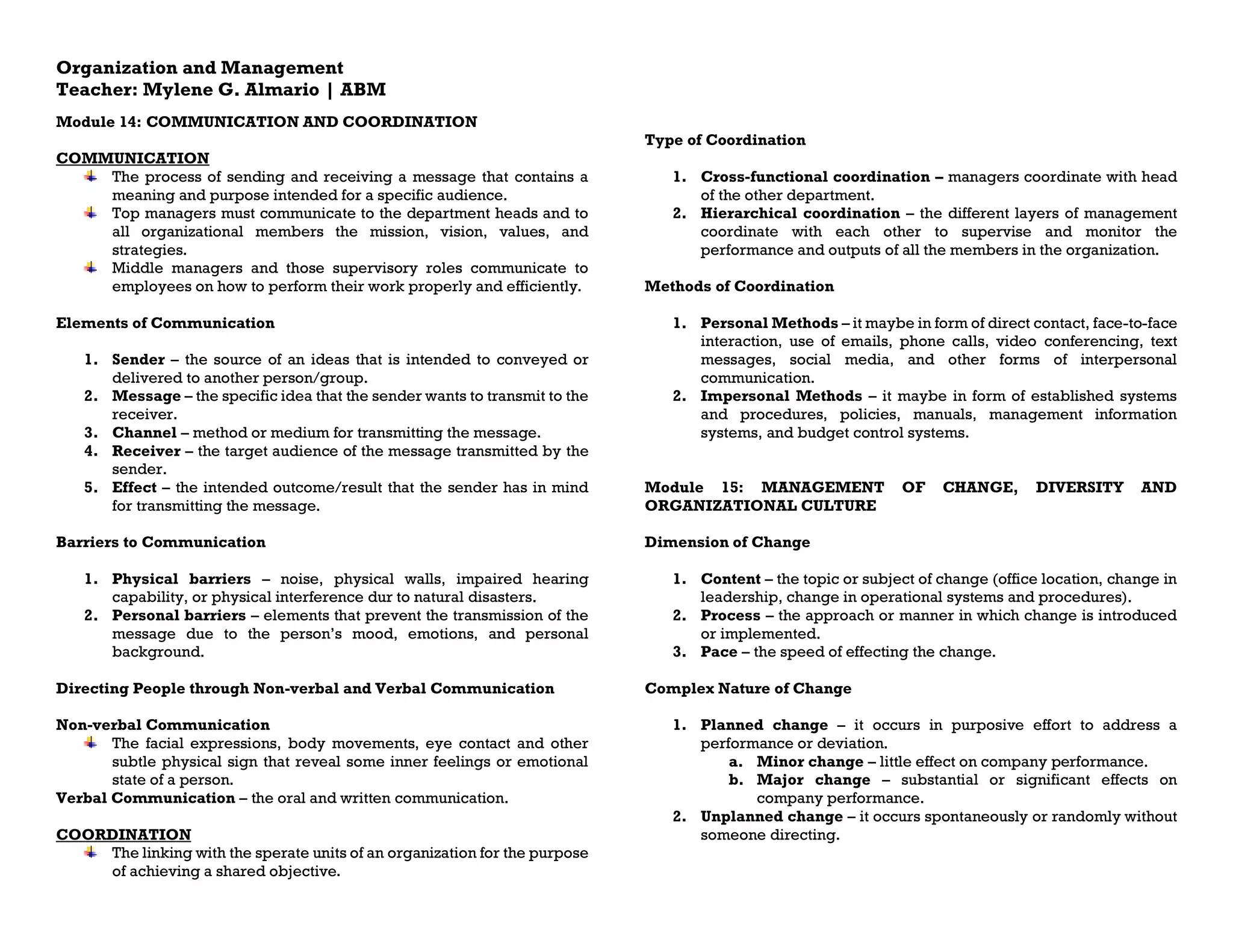 Organization and management | PDF