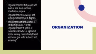 Powerpoint Organization And Management Pptx