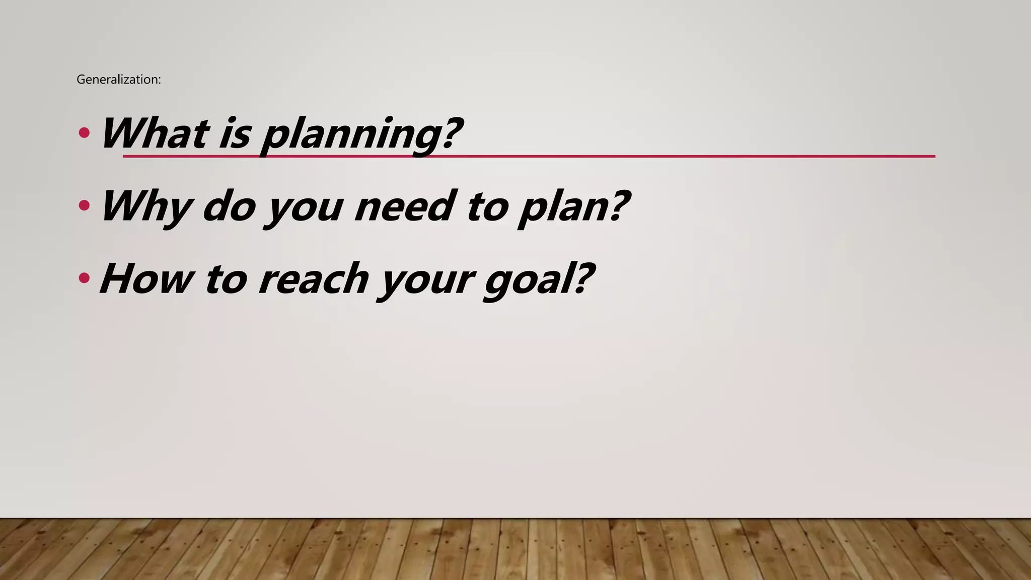 Organization and management planning | PPTX