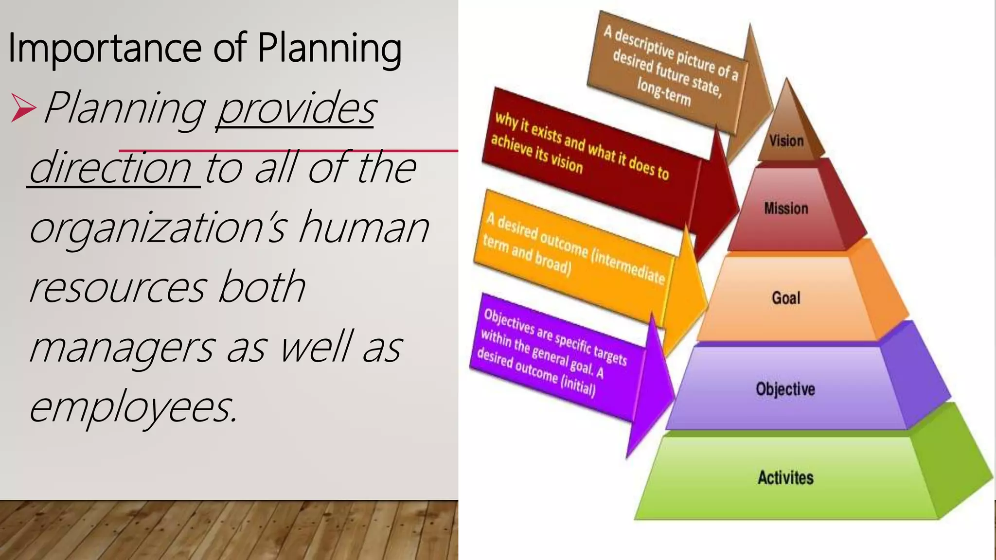 Organization and management planning | PPTX