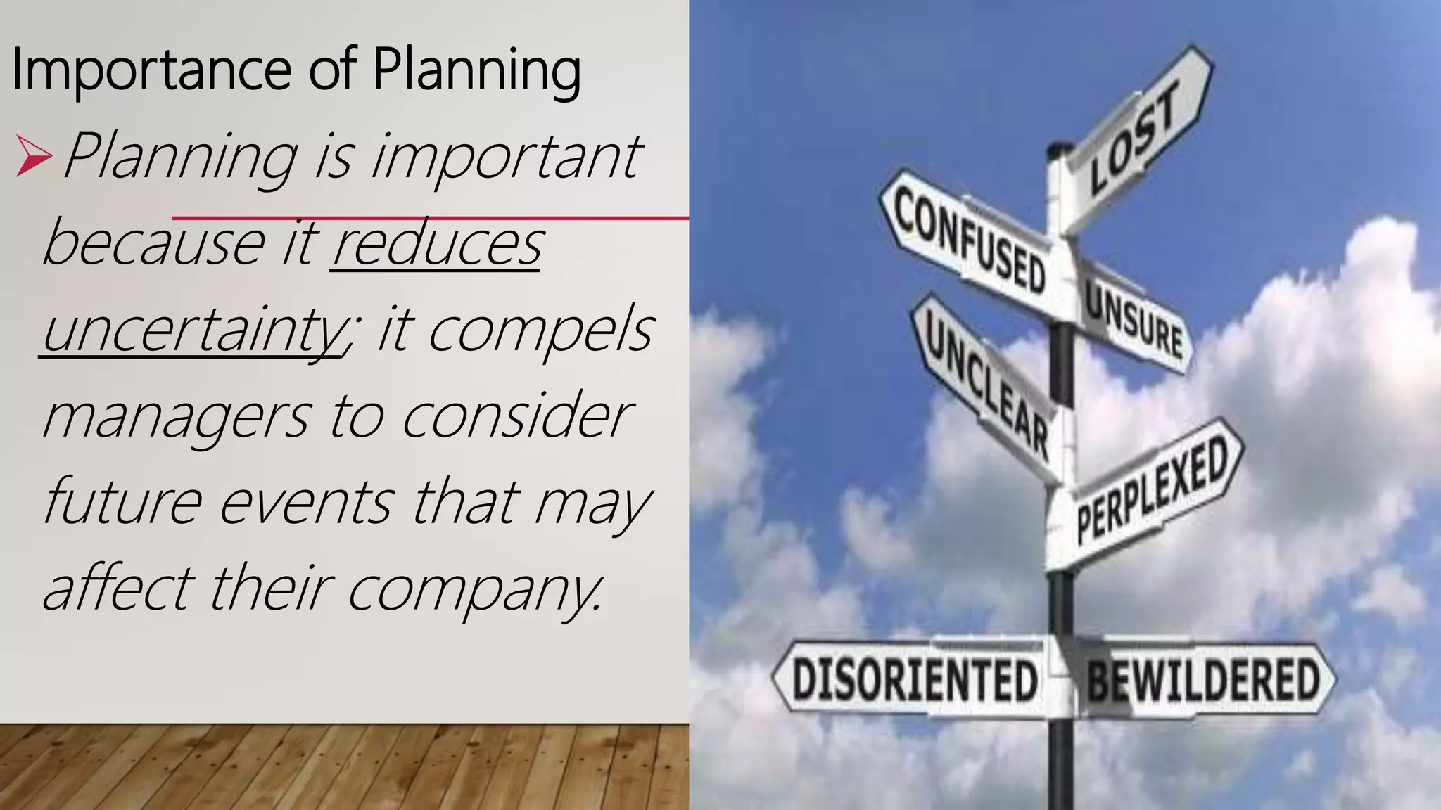 Organization and management planning | PPTX