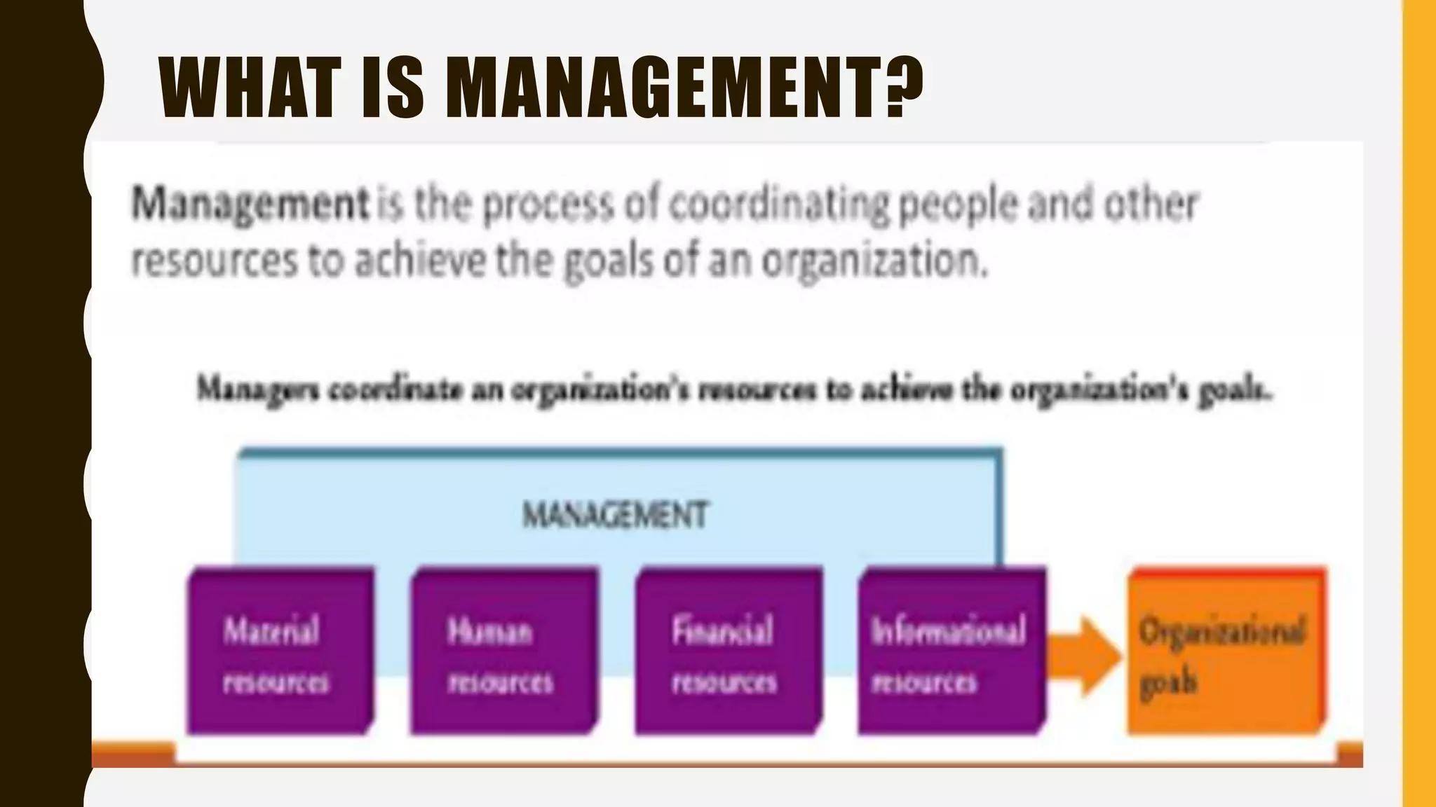 Organization and management 1 | PPTX