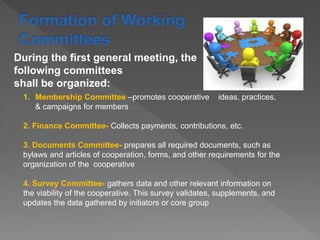 Organization and management of cooperatives | PPTX