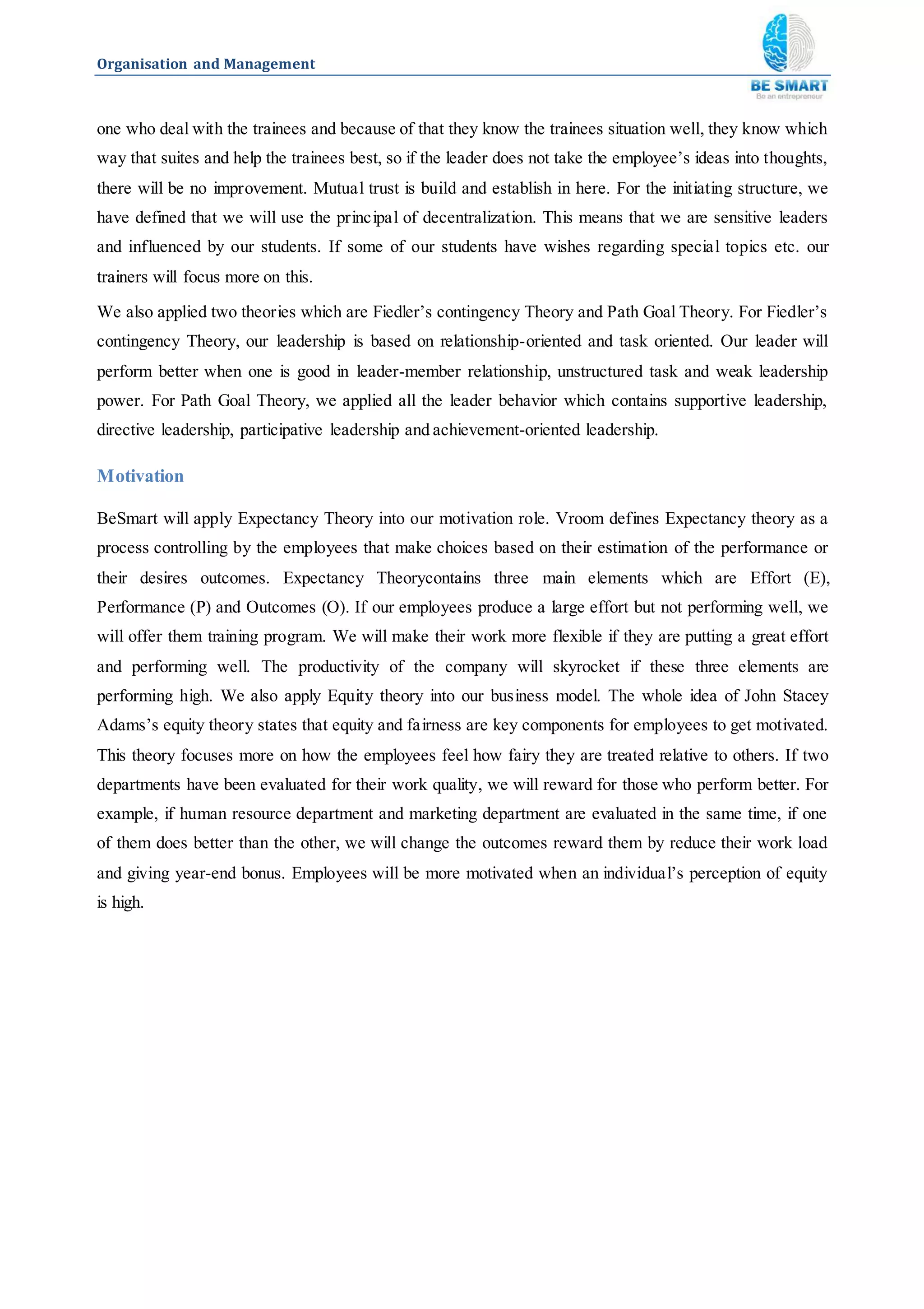 Organization and management report | PDF | Free Download