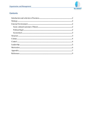 Organization and management report | PDF | Free Download