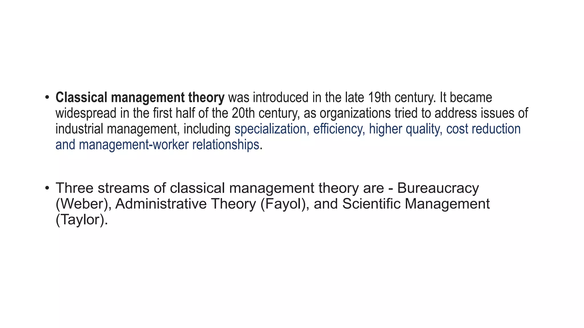 Organization and management theory.pptx | Business Administration ...
