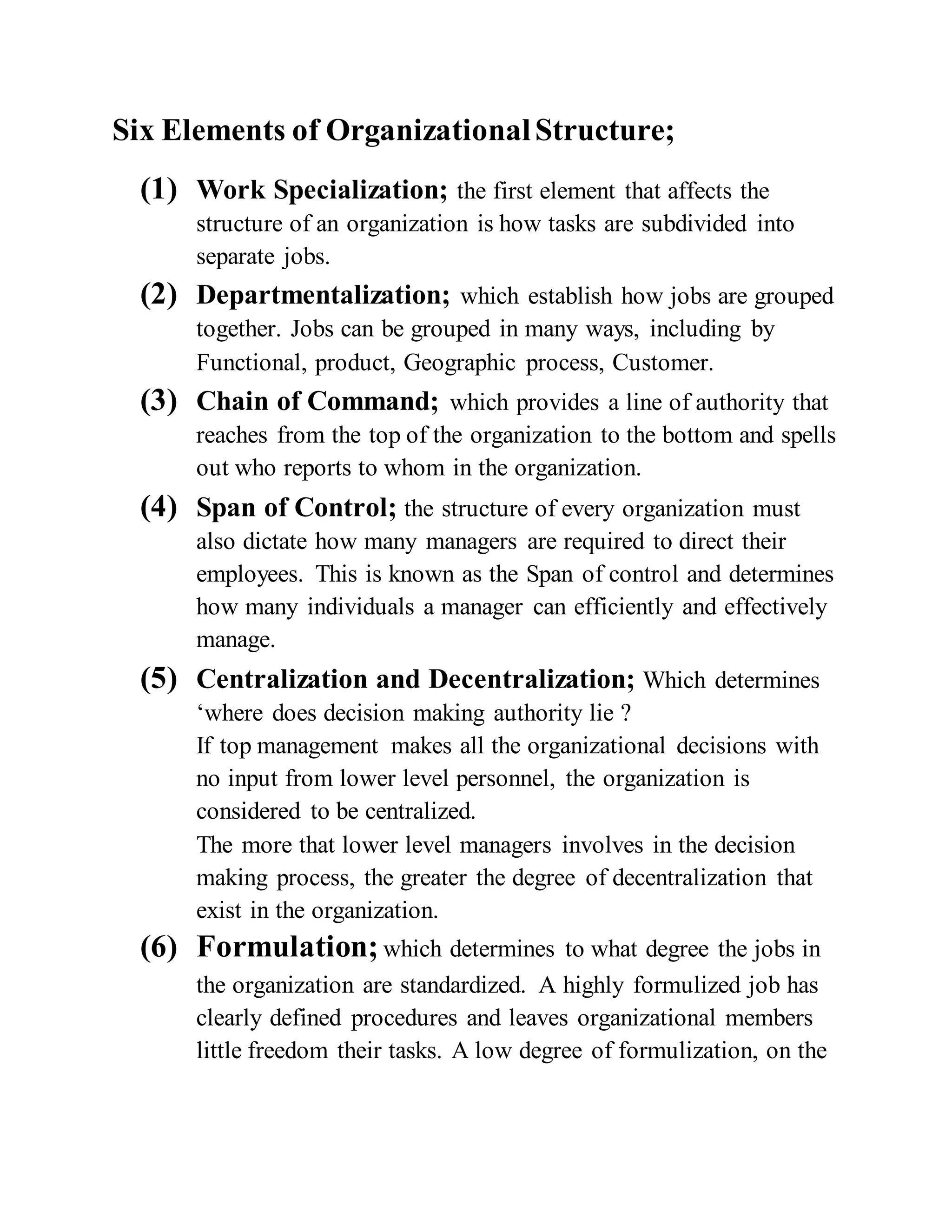 Organization and organizational structure | DOCX