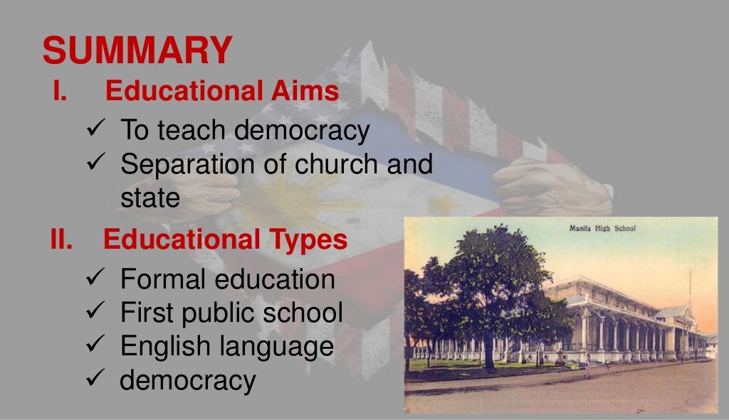 Overview Of The Structure Of The Education System In The Philippines ...