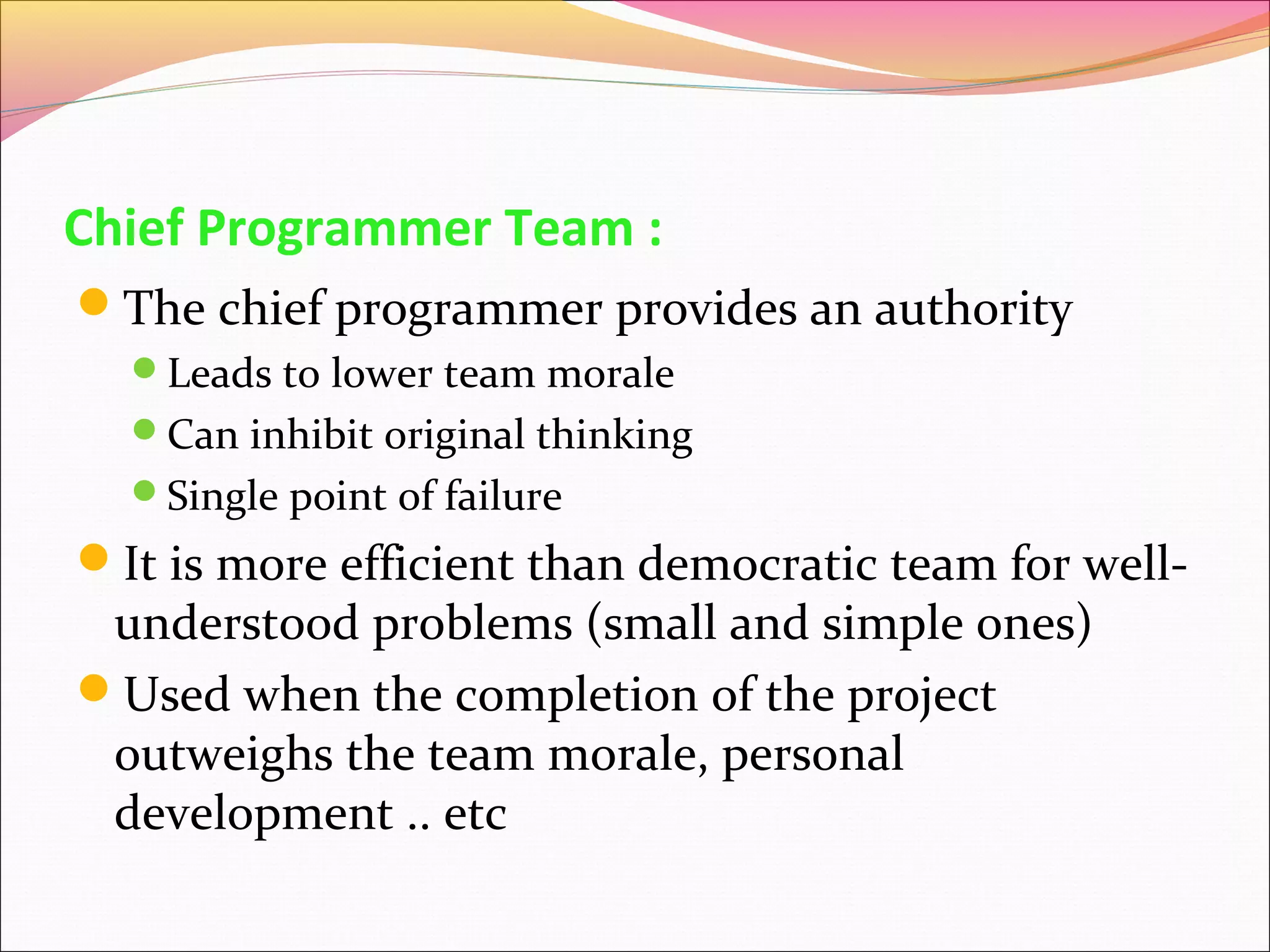 Organization and team structures | PPT