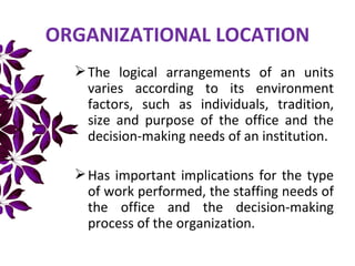 Organizational Location of Human Resource in the Organization | PPT