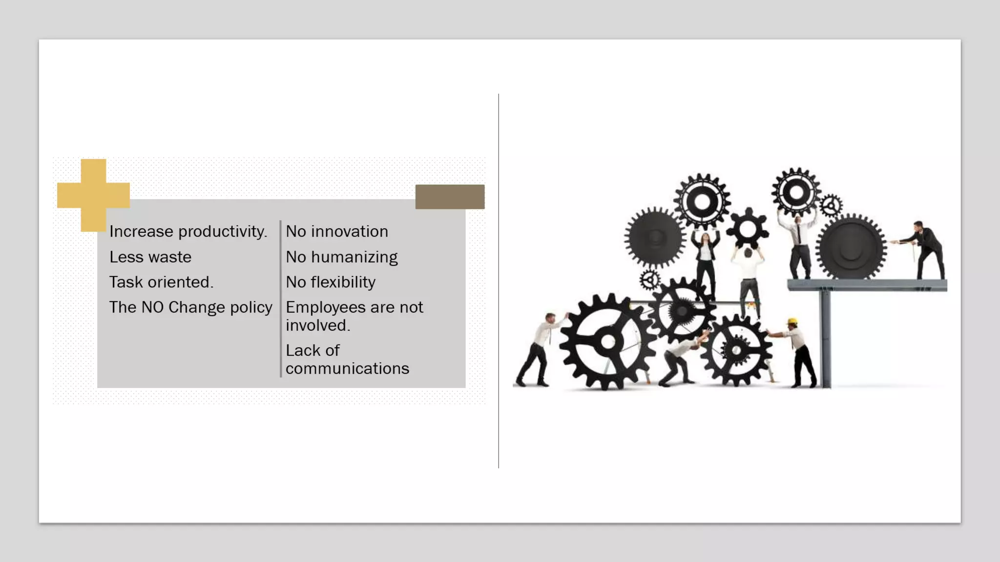 Organization as a Machine Metaphor | PPTX