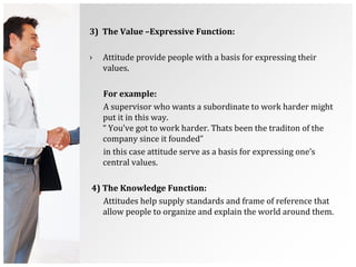 The Nature & Dimensions Of Attitude | PPT