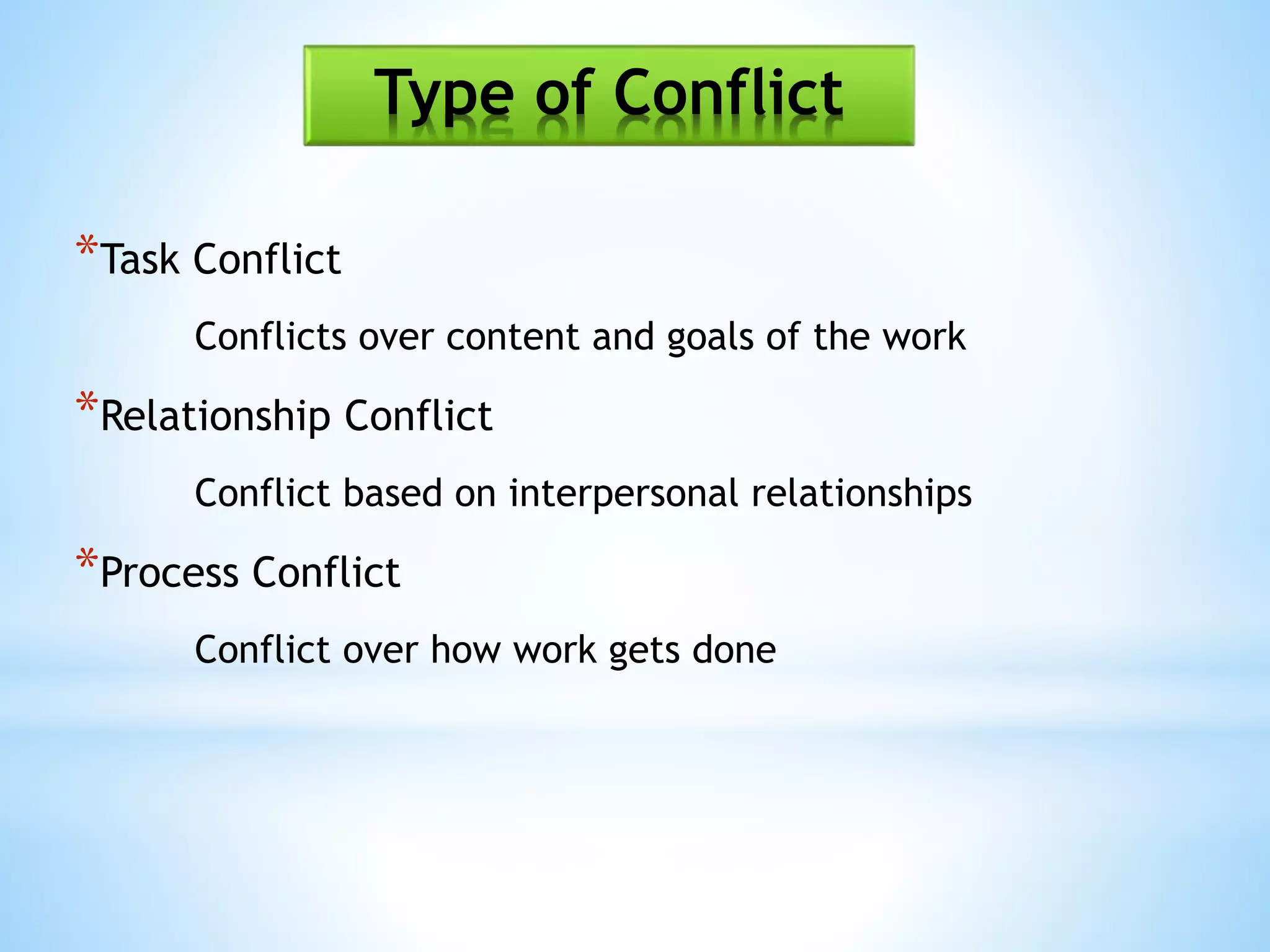 Organization Behavior - Ch 14 Conflict & Negotiation | PPTX