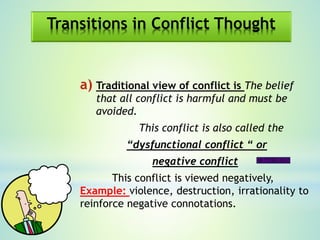 Organization Behavior - Ch 14 Conflict & Negotiation | PPTX
