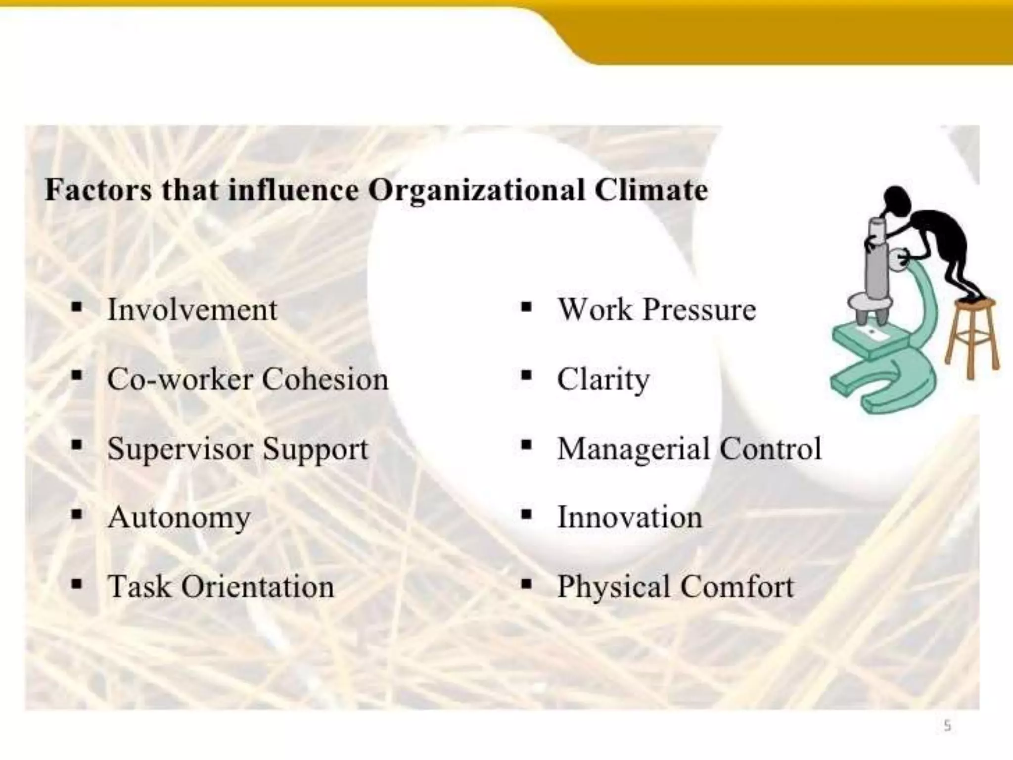 Organization change and development culture and climatic factors | PPTX