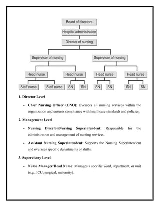 ORGANIZATION CHART.docx.pdf Ms. Shweta singh M.Sc. Nursing | PDF