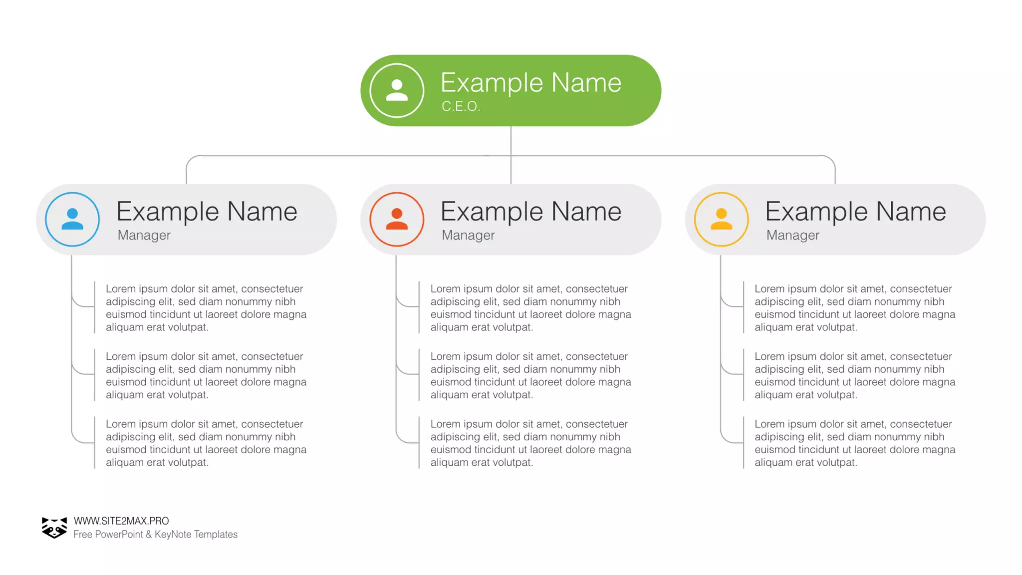 Free template Organization chart | PDF