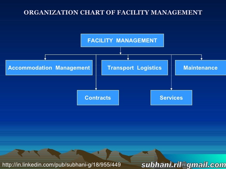 Organization Chart Of Facility Managemnt