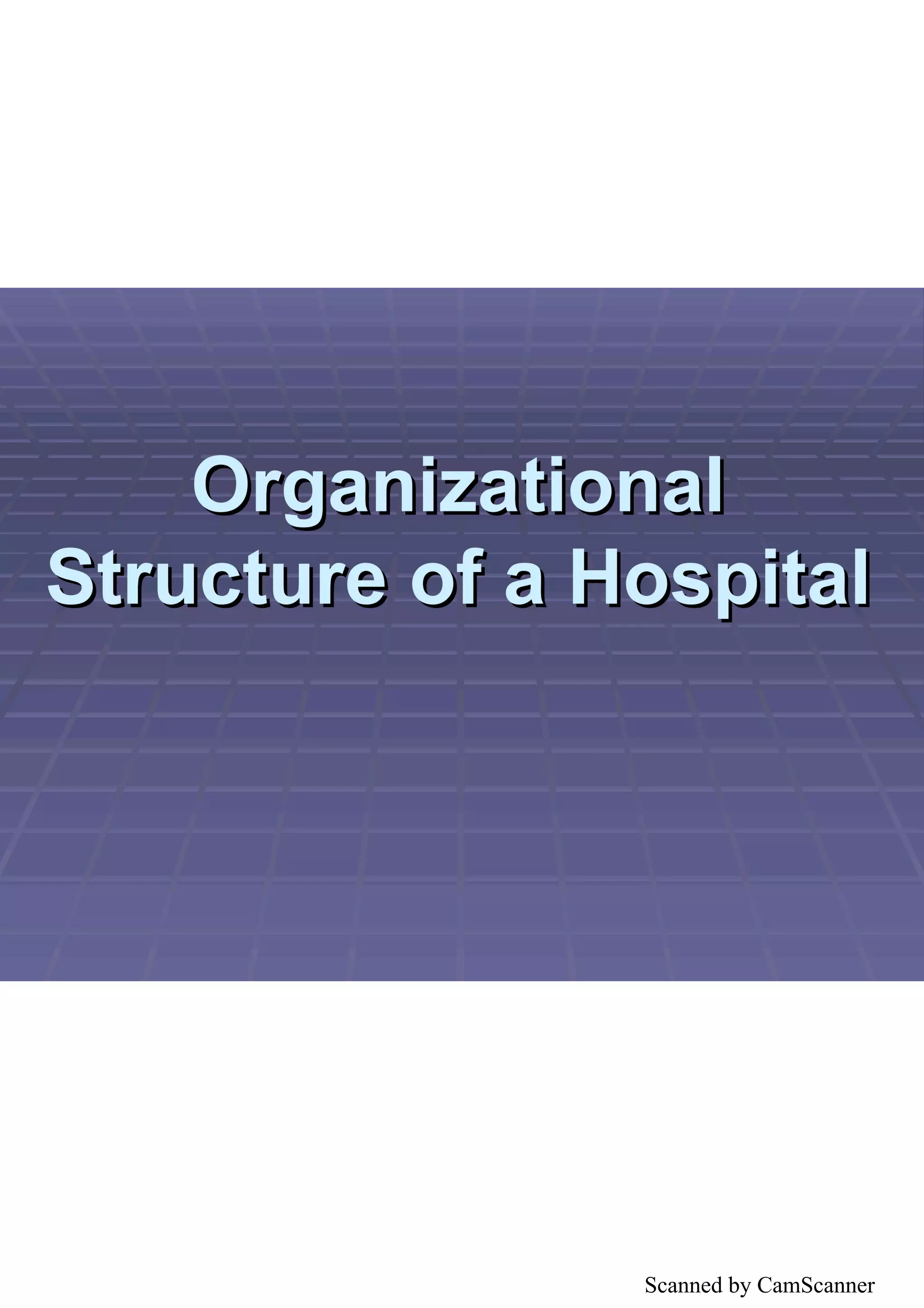 Organization chart of hospital,ward,phc,sc pdf merged | PDF