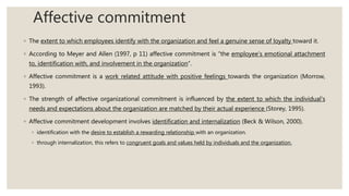 Organization Commitment | PPTX