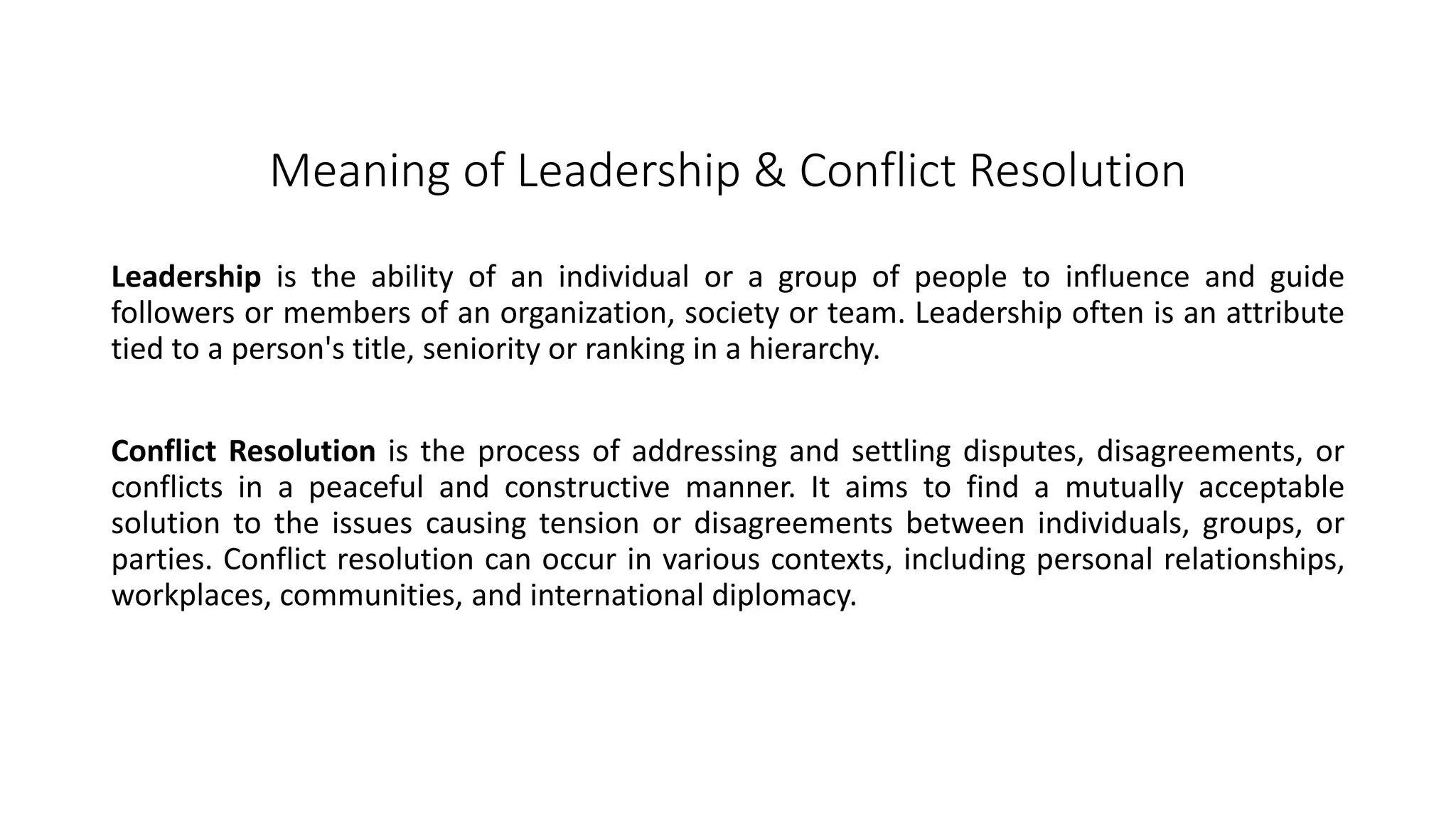 Organization & Conflict Management.pptx | Career Advice | Careers