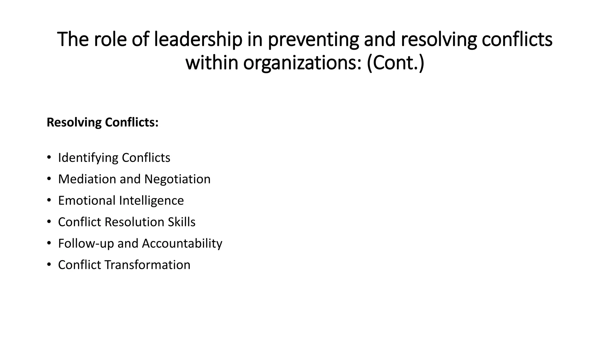 Organization & Conflict Management.pptx | Career Advice | Careers