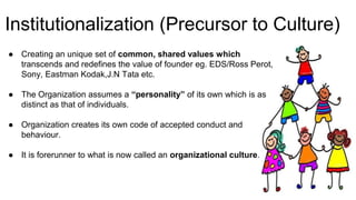 Organization culture and climate | PPTX