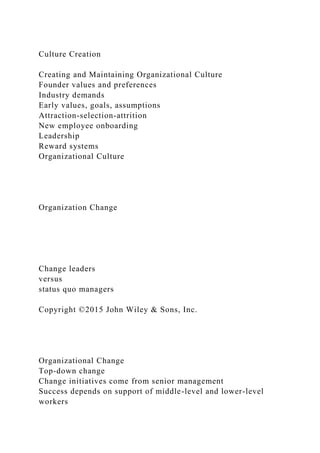 Organization CultureDefinition of CultureEdgar S.docx