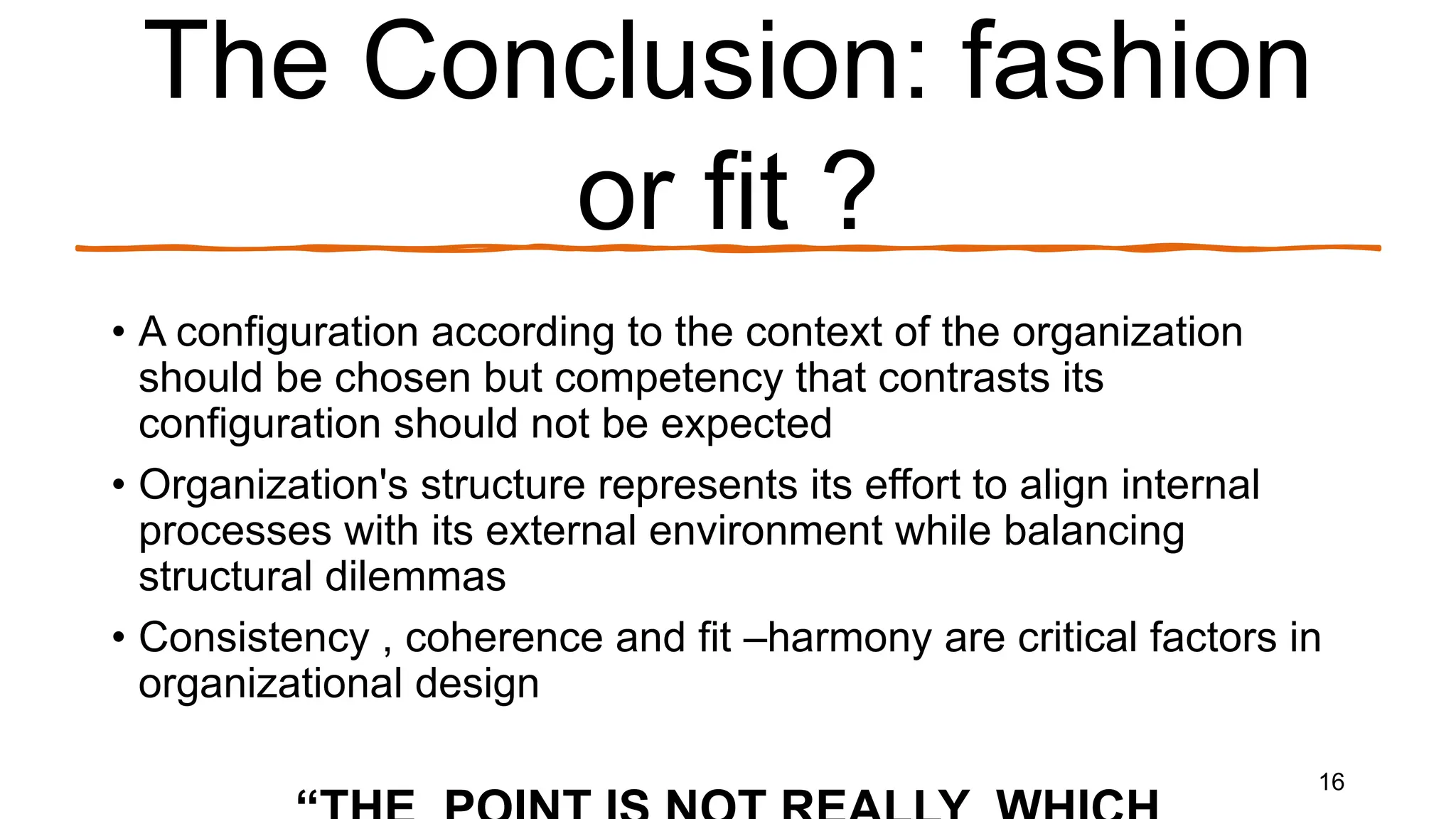 Organization design fashion or fit by Henry Mintzberg | PPTX