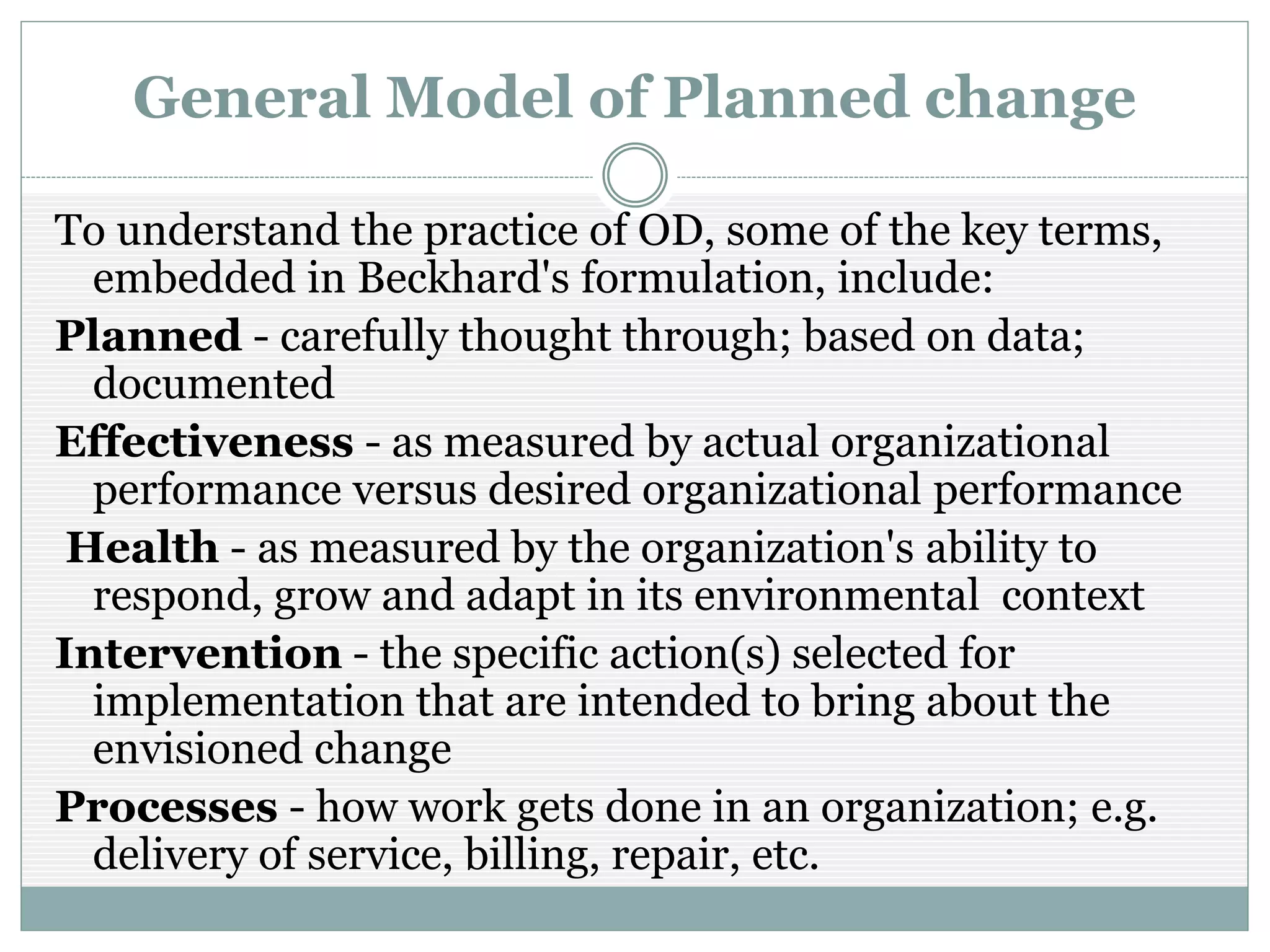 Introduction to organisational development | PPTX