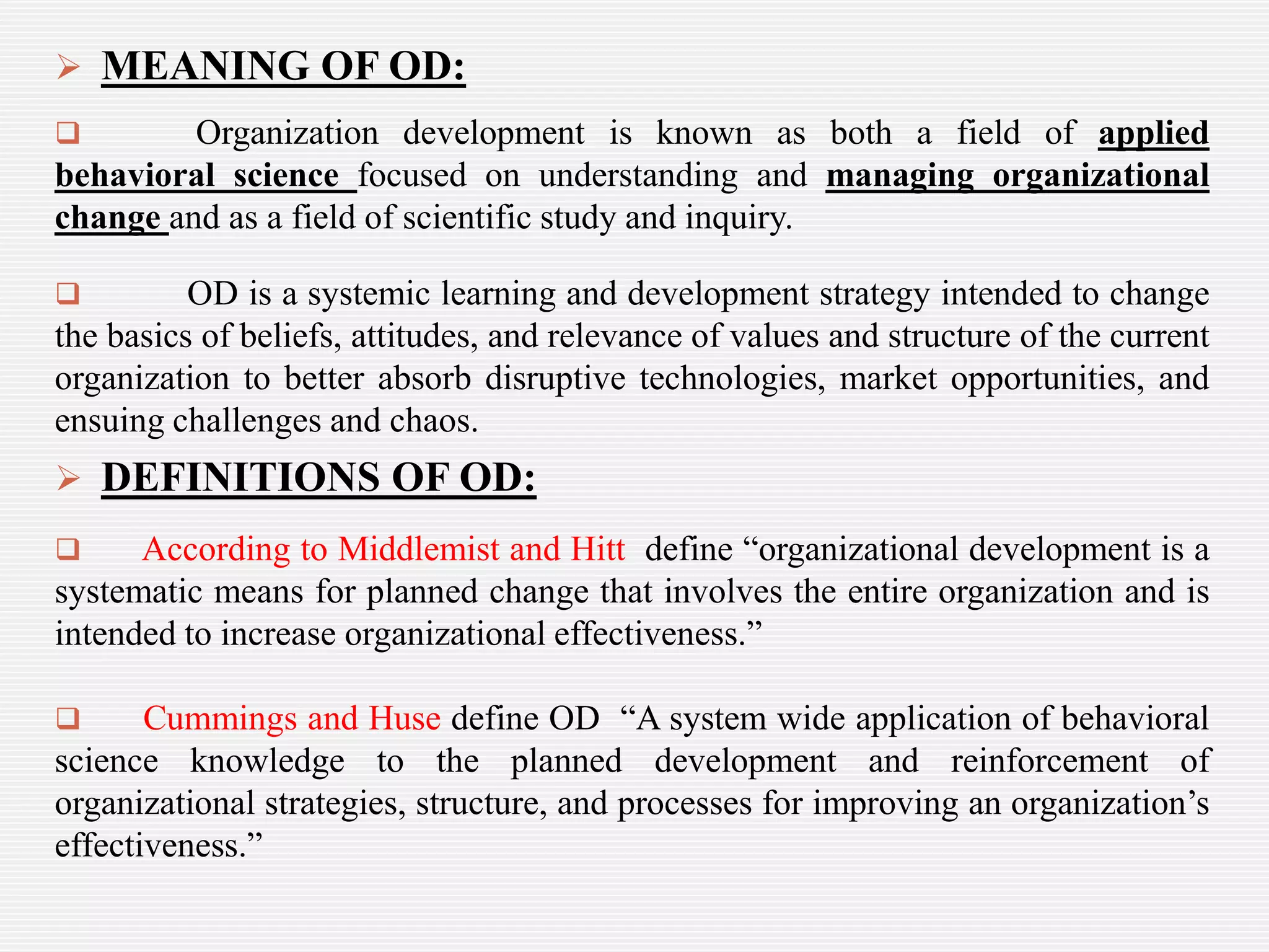 Organization development | PPTX