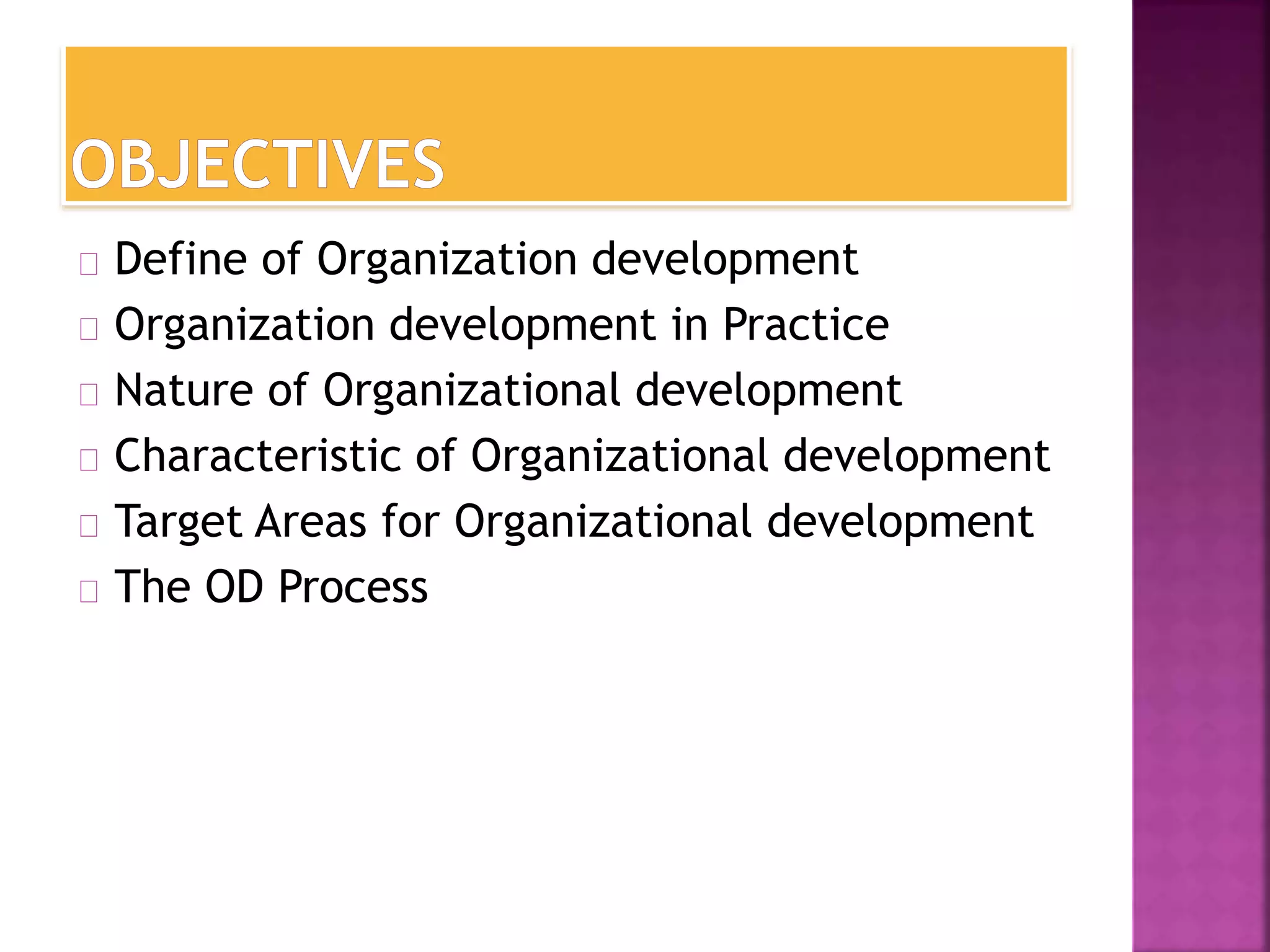 Organization development | PPTX