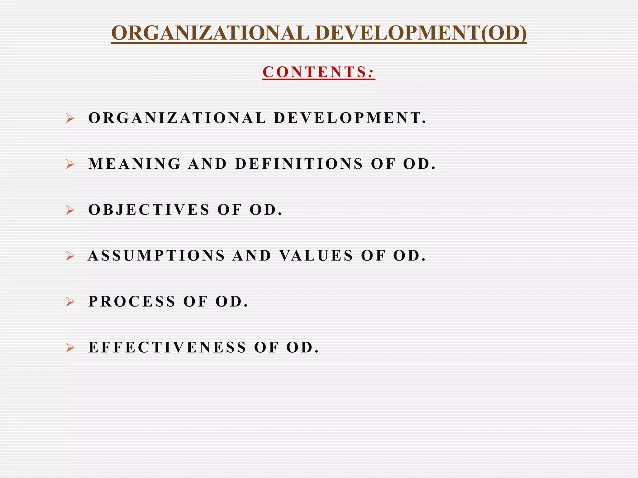 Organization development | PPTX