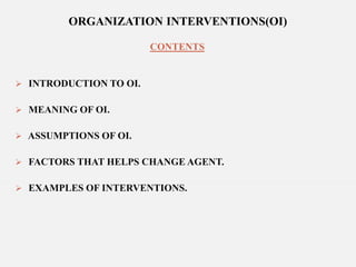 Organization development | PPT