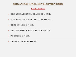 Organization development | PPT