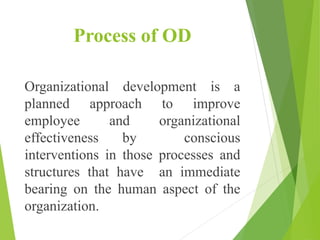 Organization development | PPTX